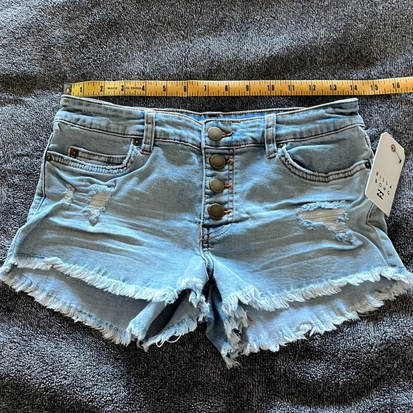 Billabong | Shorts | Nwt Billabong Buttoned Up Denim Shorts 25 | Poshmark
